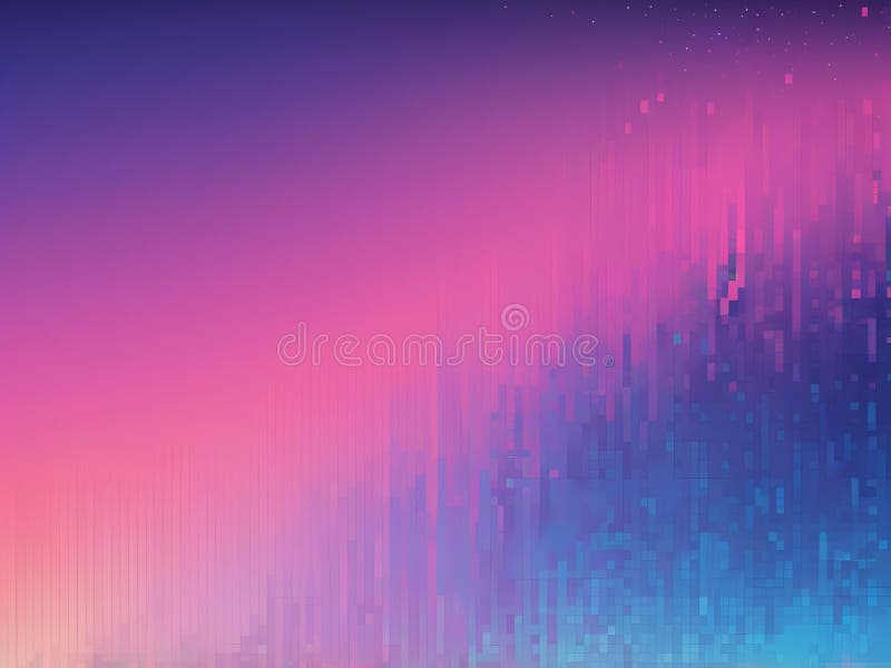 Abstract Pixel Art Gradient of Pink and Blue Soft Colour Background ...