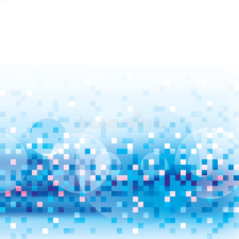 Abstract Pixel Like Image on Black Background Stock Illustration ...