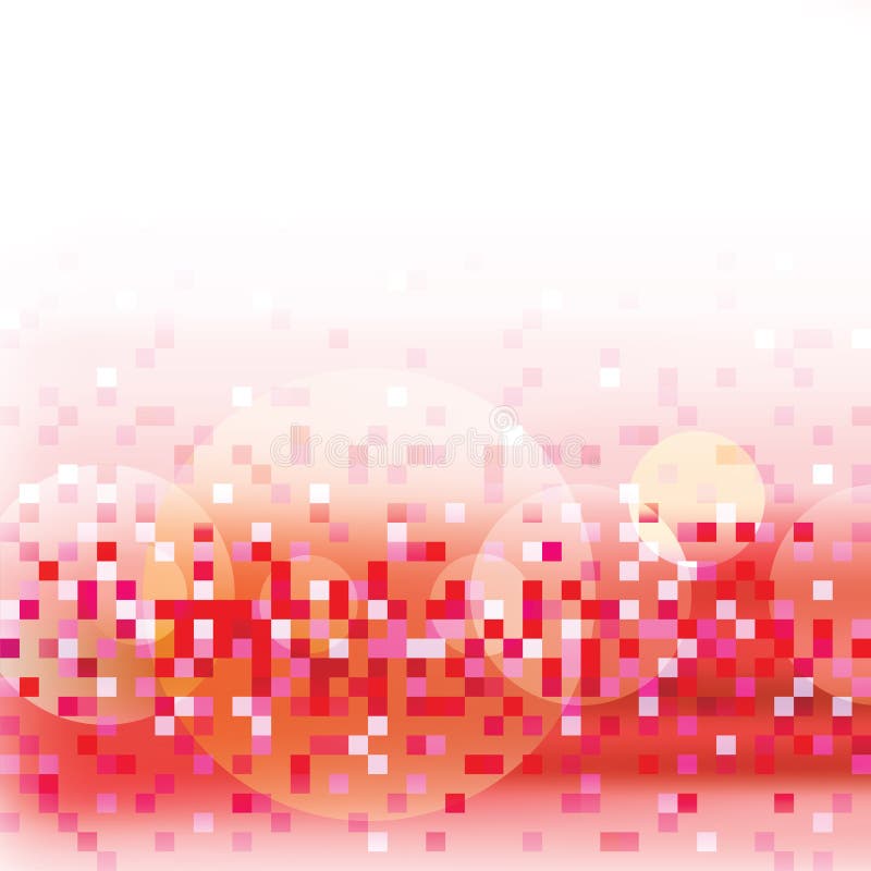 Abstract Pixel Background with Colorful Squares. Transition and ...