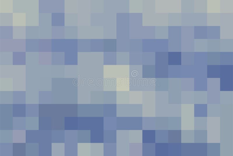 Abstract Pixel Blue Background. Geometric Texture from Blue Squares ...