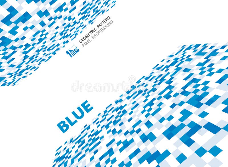 Pixel art blue pattern stock illustration. Illustration of flooring ...