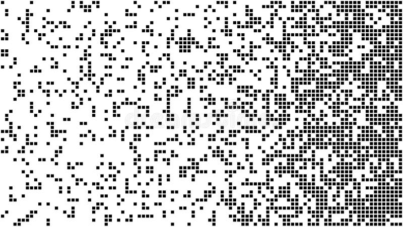 Abstract Pixel Gradient Background. Falling Pixels. Broken Texture ...