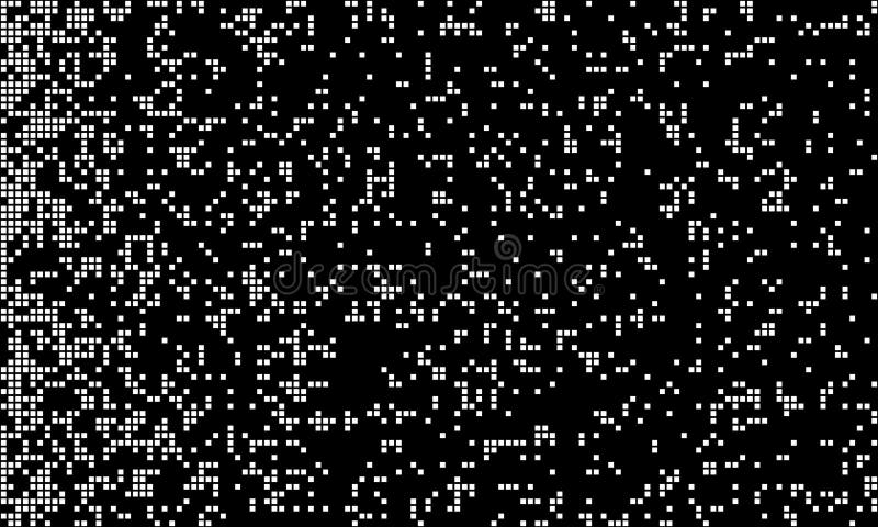 Abstract Pixel Gradient Background. Falling Pixels. Geometric Mosaic ...