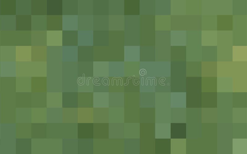 Abstract Pixel Green Background. Geometric Texture from Green Squares ...
