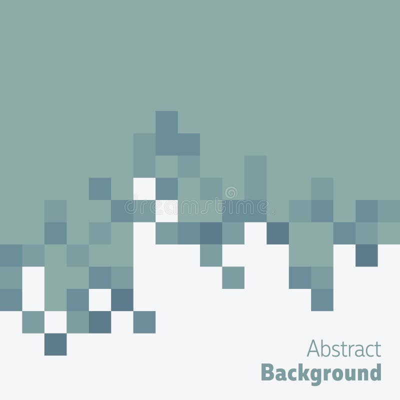 Pixel Like Abstract Background Stock Illustration - Illustration of ...