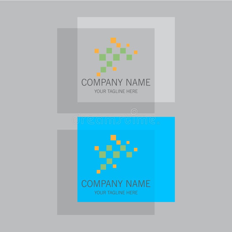 Abstract pixel logo stock vector. Illustration of icon - 83746761