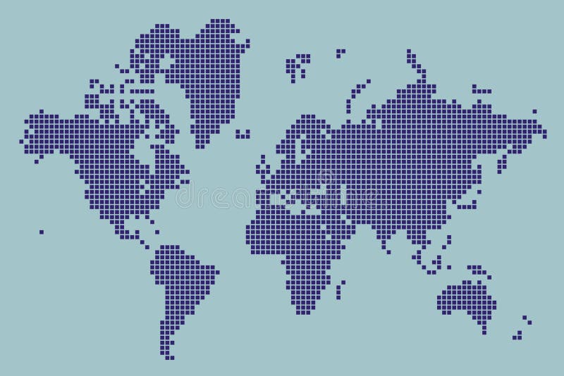 World Map Pixel Vector Stock Illustrations – 8,521 World Map Pixel ...