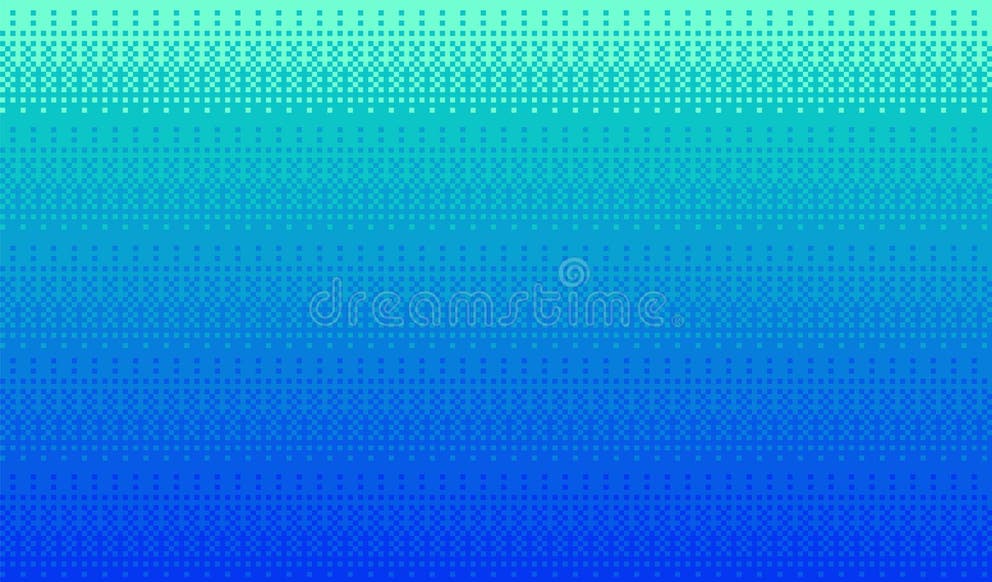 Abstract Pixelated Gradient Blue Background. Pixel Red Mosaic. Effect ...