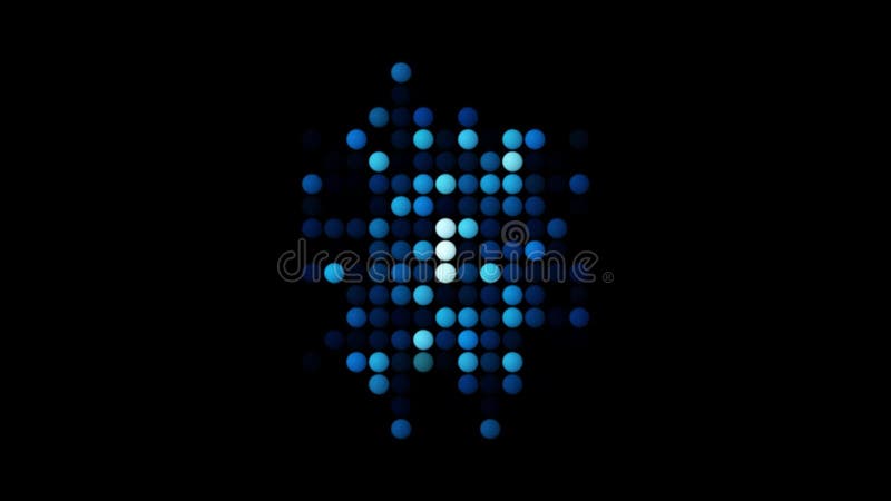 Abstract Pixelated Graphics Digital Rendering Stock Video - Video of ...