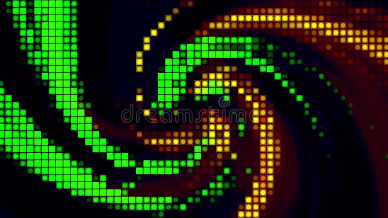 Abstract Pixelated Motion Graphics Background, Seamless Loop. Motion ...