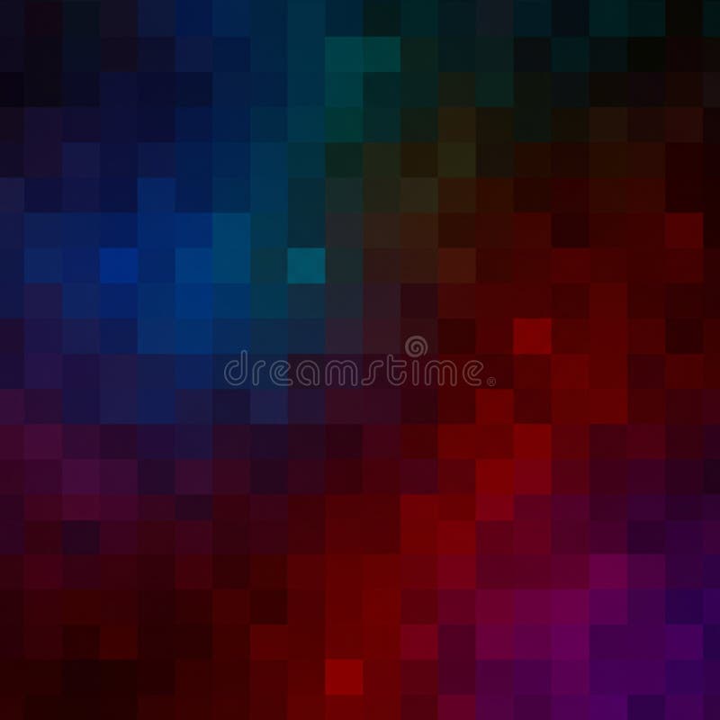 Abstract Pixelated Pattern Featuring a Gradient of Colors Transitioning ...