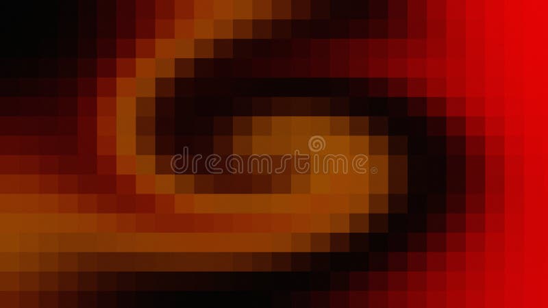 Abstract Pixelated Red and Orange, Digital Art Mosaic Background Stock ...