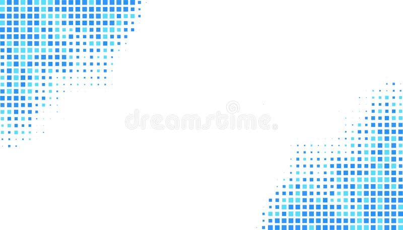 Abstract Pixelated Square Grid Banner with Text Space Stock ...