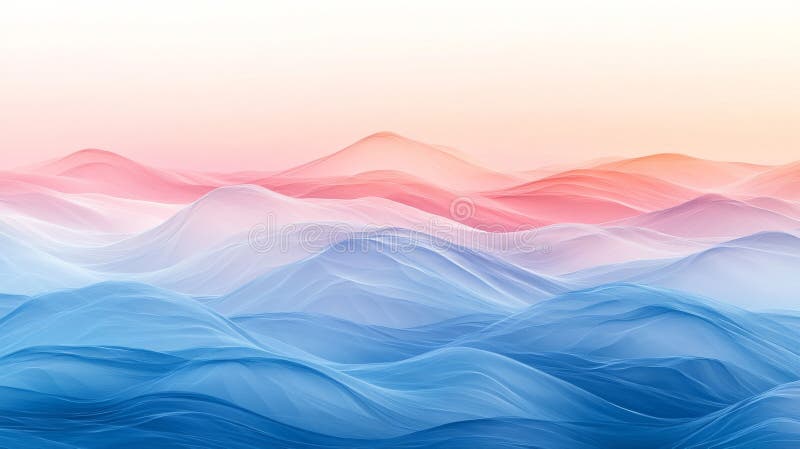 Abstract Pixelated Waves Background in Blue Red and Light Tones with ...