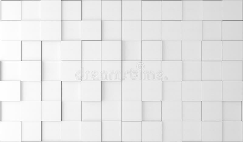 Abstract Plain White Boxes stock illustration. Illustration of empty ...
