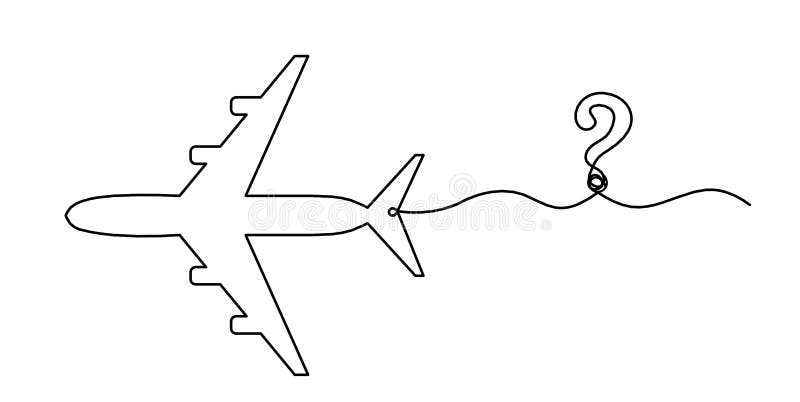 Airplane Question Mark Stock Illustrations – 215 Airplane Question Mark ...