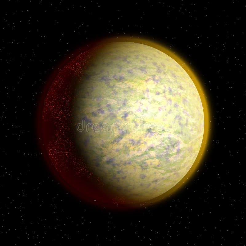 Abstract Planet Generated Texture Background Stock Illustration ...