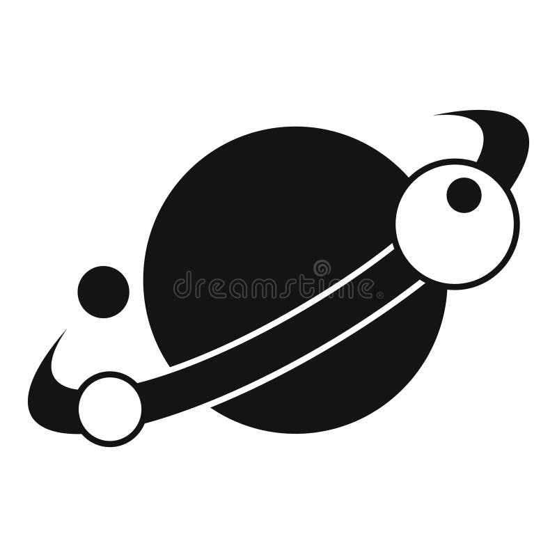 Abstract Planetary Orbit Vector Illustration Stock Vector ...