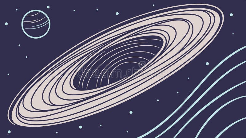 Abstract Planetary Rings in Space, Symbolizing Cosmic Wonder and ...