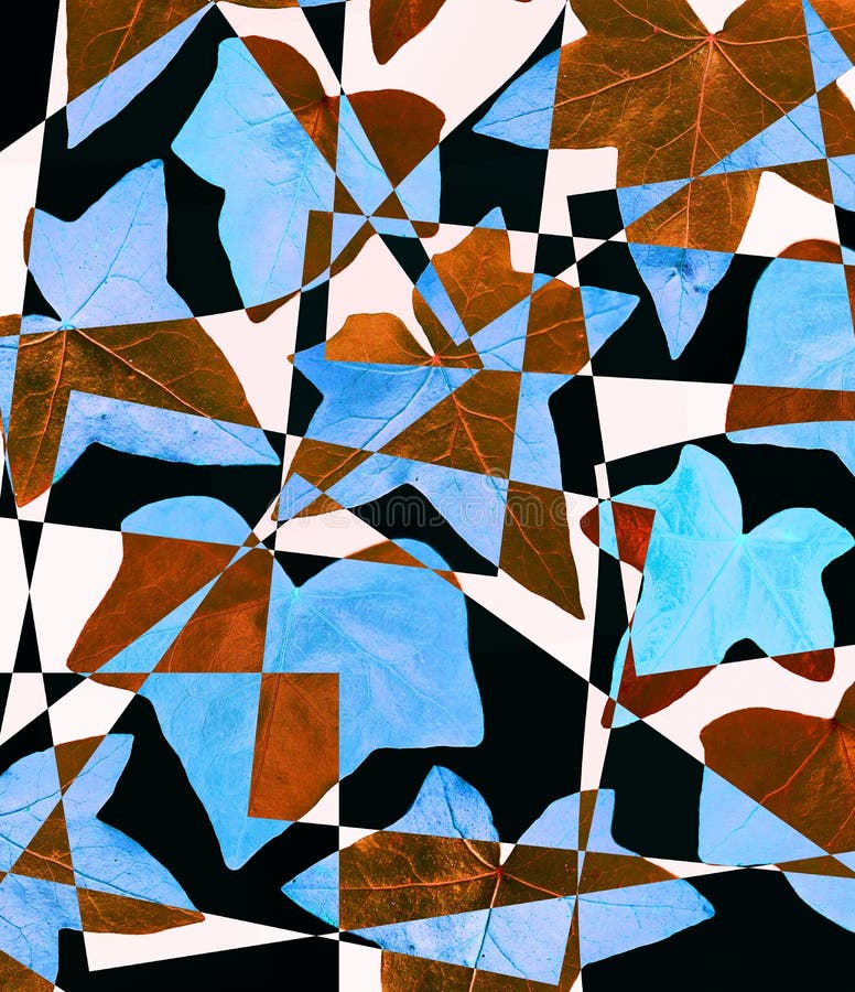 Abstract Plant Texture Background Blue Angle Stock Image - Image of ...