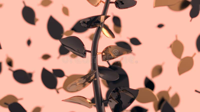 Abstract Plants Animated Motion Design Stock Footage - Video of nature ...