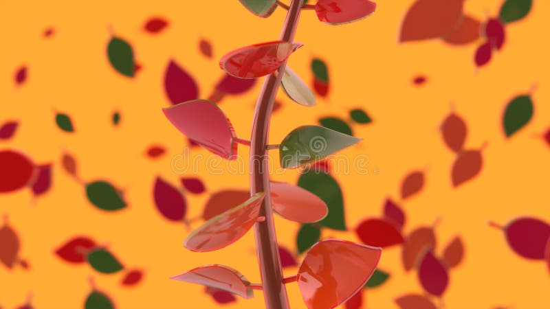 Abstract Plants Animated Motion Design Stock Footage - Video of bloom ...