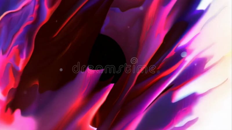 Abstract Plasma Animation Featuring a Vibrant Shape on a Neutral ...
