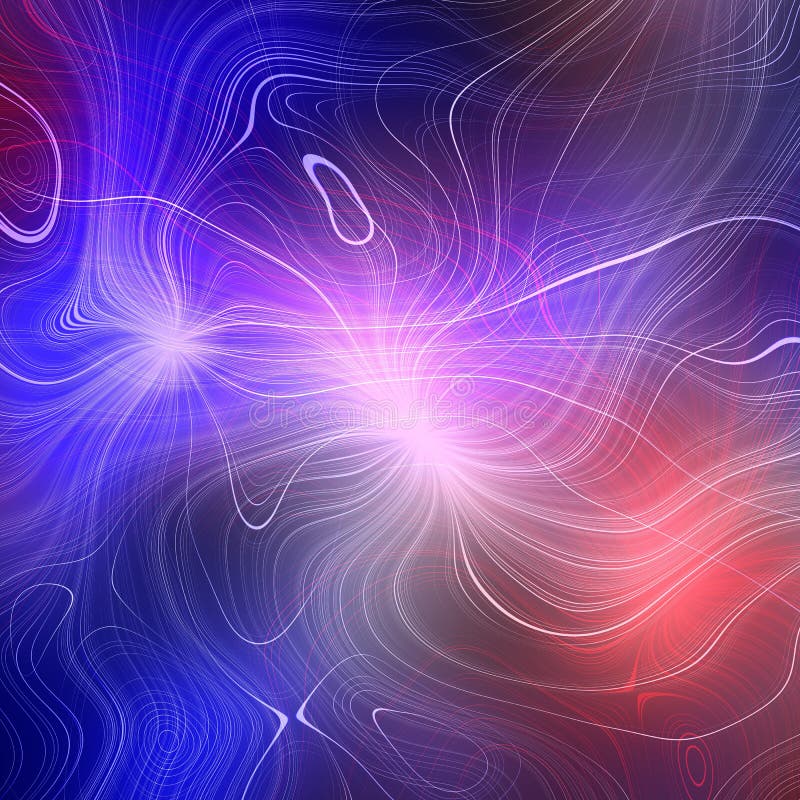 Abstract Plasma Discharge As a Background. Psychedelic Color Image ...