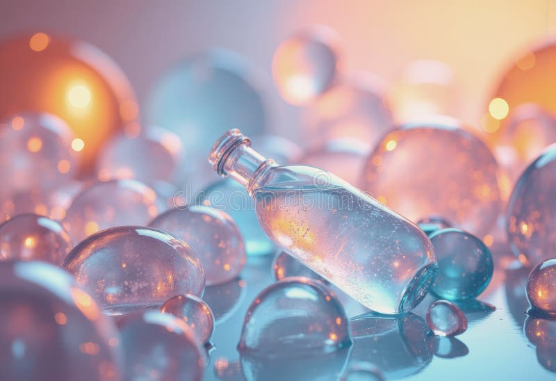 Abstract Plastic Background Featuring Translucent Layers and a Modern ...