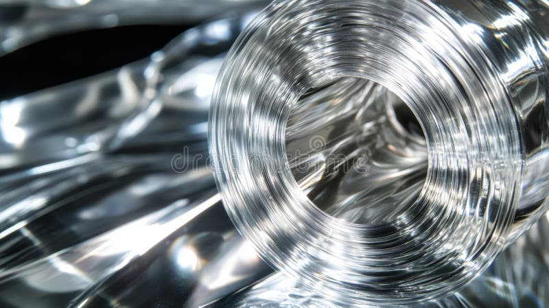 Abstract Plastic Coil Reflective Sheeting with Intertwined Layers ...