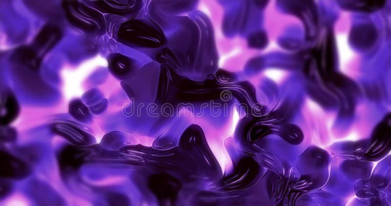 Abstract Plastic Glow Background Looping Animation on Purple Stock ...