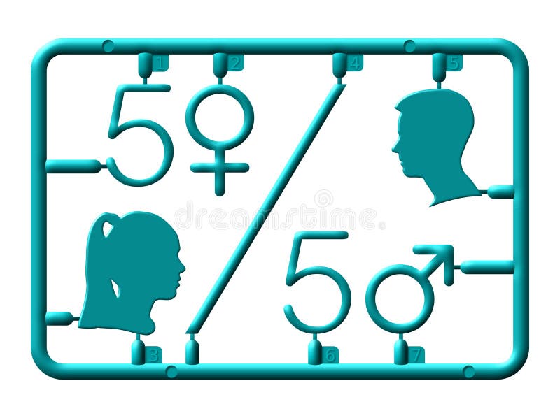 Gender Equality, Social Problems Stock Vector - Illustration of ratio ...