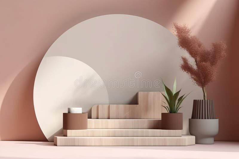 Abstract Platform Podium Product Presentation Backdrop, Abstract ...
