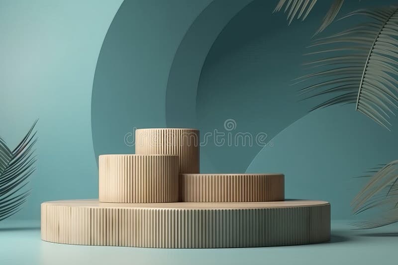 Abstract Platform Podium Product Presentation Backdrop, Generative AI ...