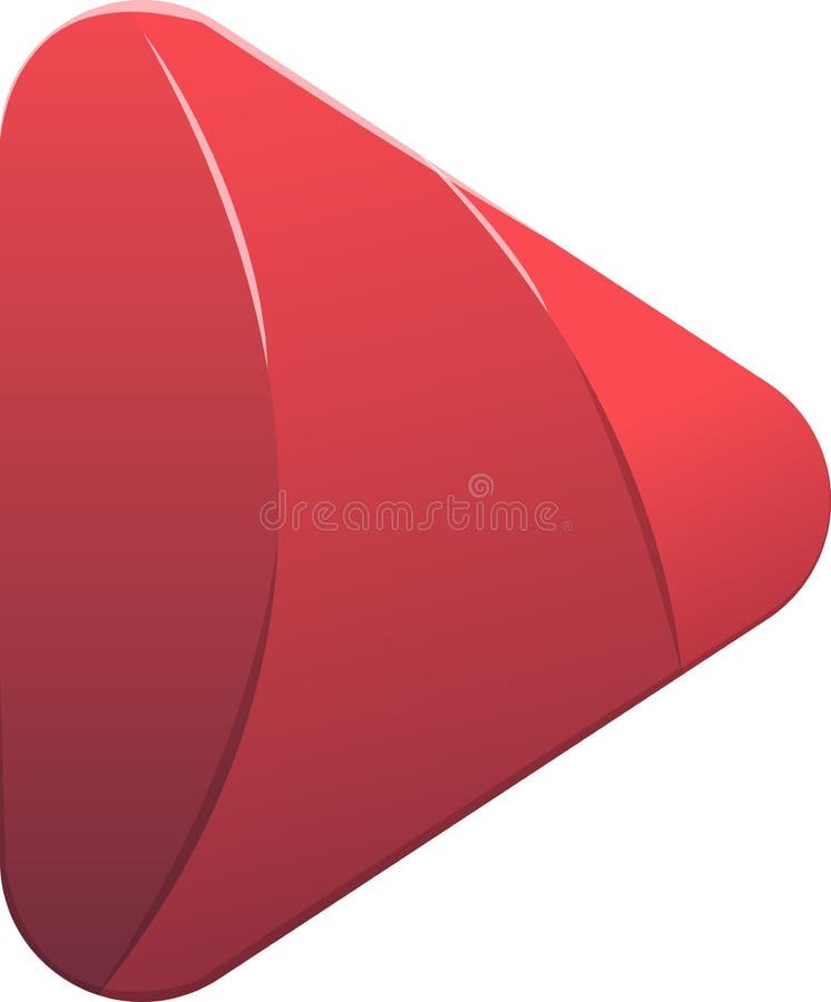 Abstract Play Button Logo Illustration in Trendy and Minimal Style ...