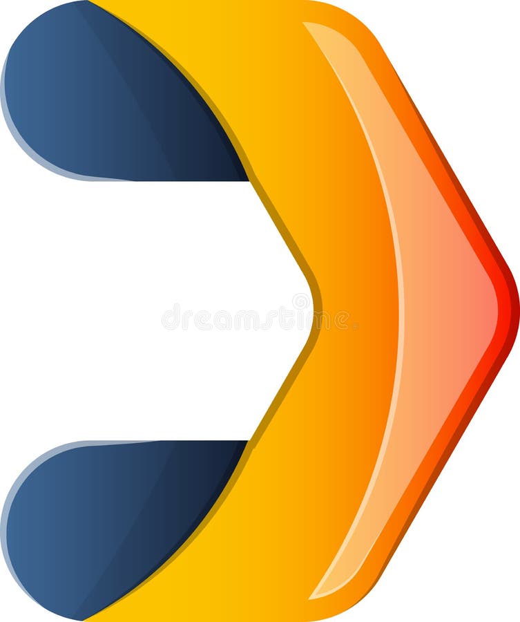 Abstract Play Button Logo Illustration in Trendy and Minimal Style ...