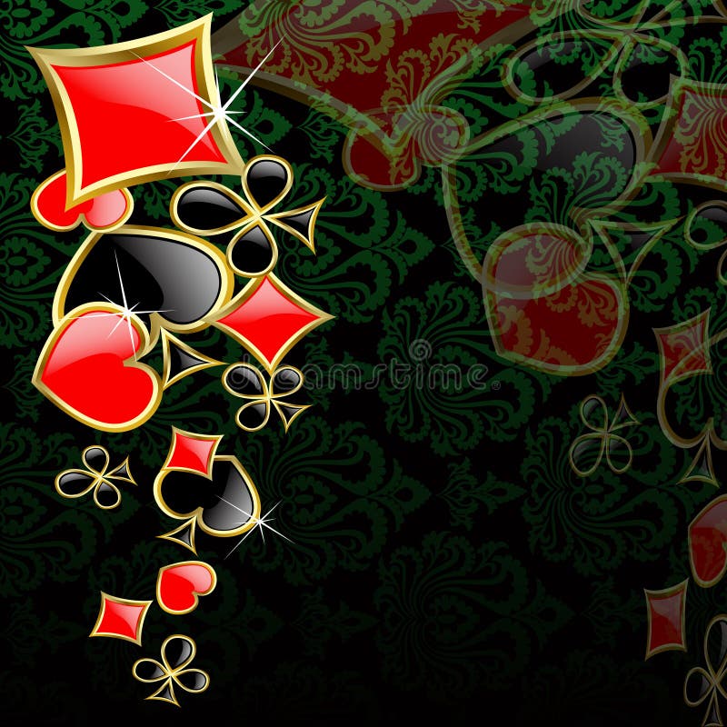 The Abstract Play Card Background Stock Vector - Illustration of joker ...