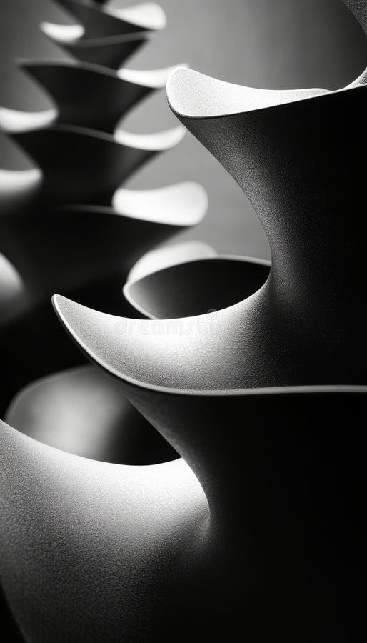 Abstract Play of Light and Shadow Monochromatic Wave Patterns in Fluid ...