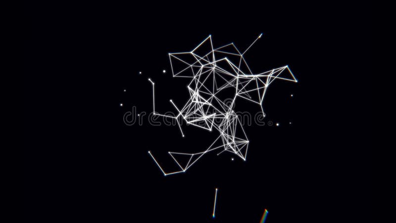 Abstract plexus animation. stock footage. Video of polygon - 356933208