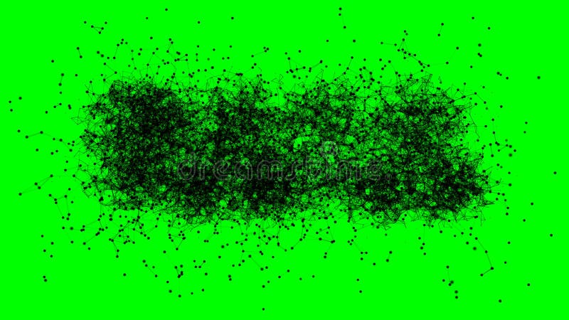 Abstract Plexus Animation Background with Text 2020 Stock Footage ...