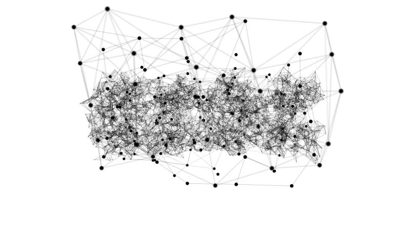 Abstract Plexus Animation Background with Text 2020 Stock Footage ...