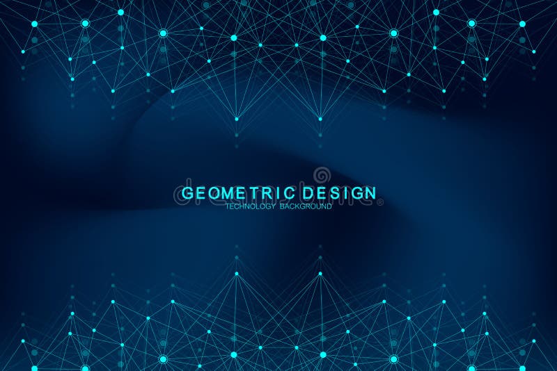Abstract Plexus Background With Connected Lines And Dots Plexus