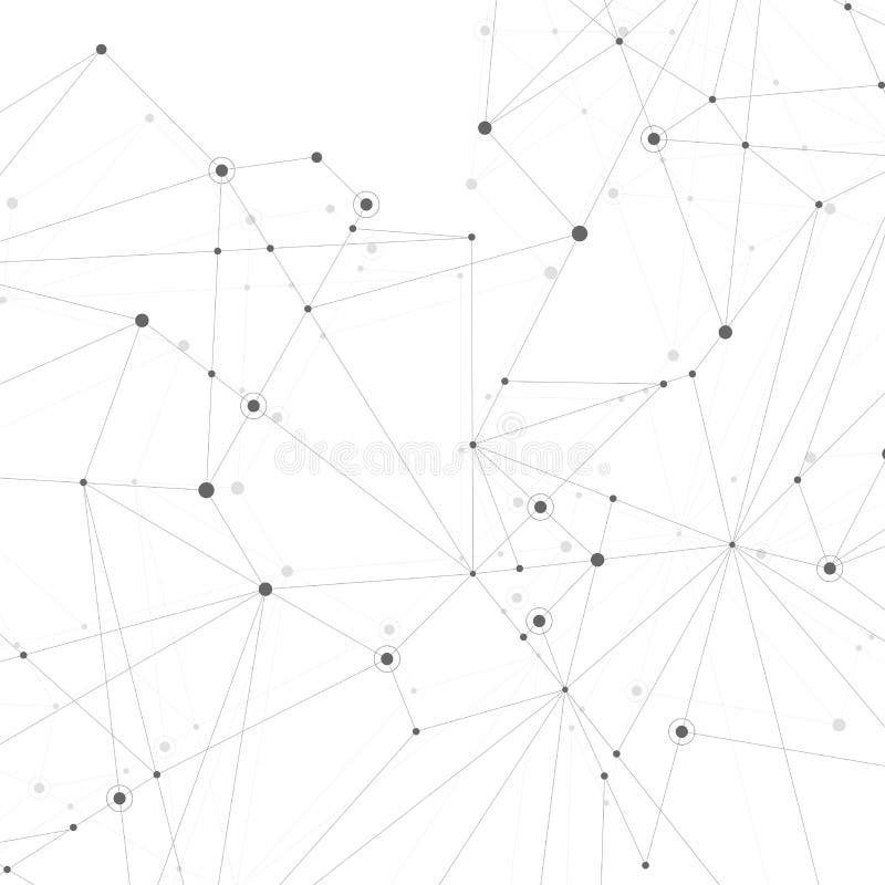 Abstract Plexus Background With Connected Lines And Dots Plexus