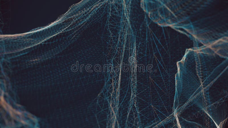 Abstract Plexus Background, Gray and Blue Tones, Science and Research ...