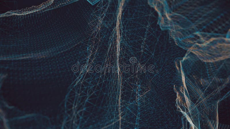Abstract Plexus Background, Gray and Blue Tones, Science and Research ...
