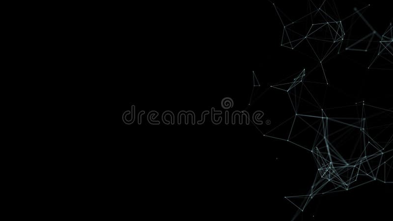 Abstract Plexus Connection Background Animation Loop Video Transparent ...