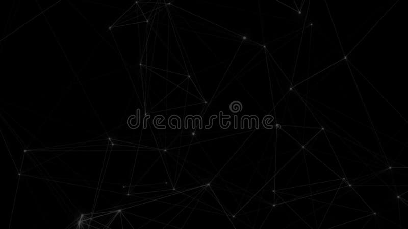 Abstract Plexus Connection Background Animation Loop Video Transparent Background with Alpha ...