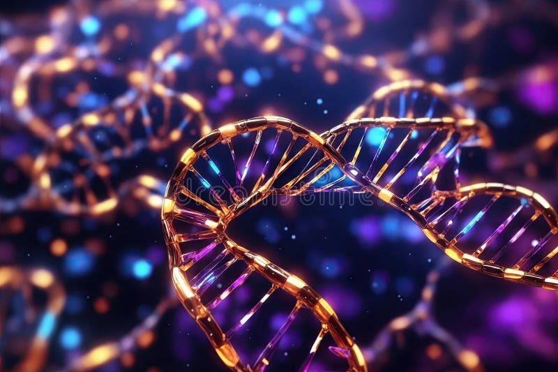 Abstract Plexus DNA Oragnic Background. Stock Illustration ...