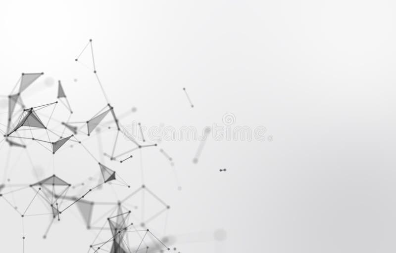 Network Connection Dots and Lines. Technology Background. Plexus. Big Data Background ...