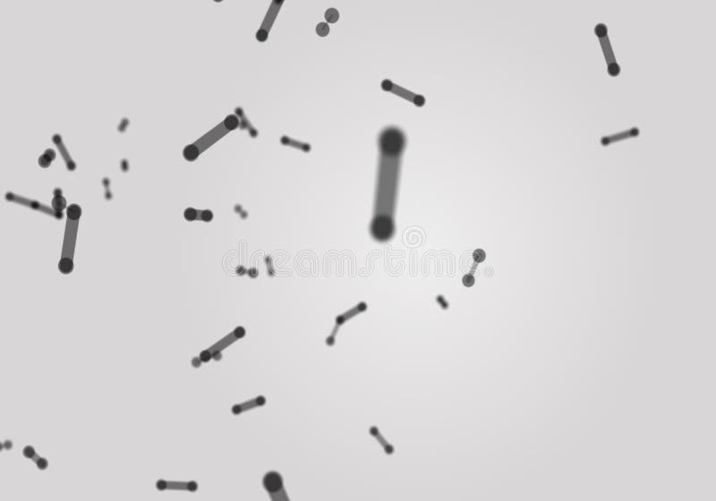 Abstract Plexus Network Connection Systems with Dots and Connecting Lines. 3D Rendering Stock ...